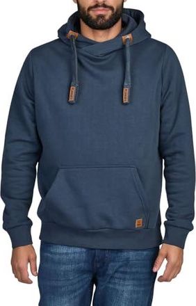 Riverso Riverso RIVniklas Pull &agrave; Capuche pour Homme avec Capuche et Poche Kangourou, col crois&eacute; r&eacute;gulier, uni, Coton, Gris, Marron, Vert, Rouge, Bleu, Noir, S