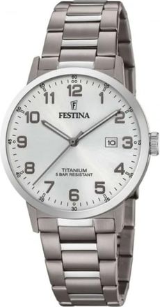 Festina unisex, Accessoires, Gris, Taille: ONE Size Montre en titane