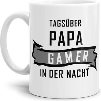 Tassendruck Tasse mit Spruch Gamer - Kaffeetasse/Mug/Cup - Qualität Made in Germany