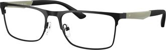 Emporio Armani unisex, Accessoires, Noir, Taille: 56 MM Ea1183 Rectangle Frame