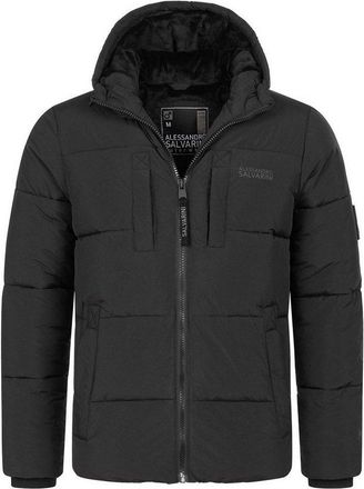 Alessandro Salvarini Winterjacke ASKelvin innen komplett mit warmem Teddyfell