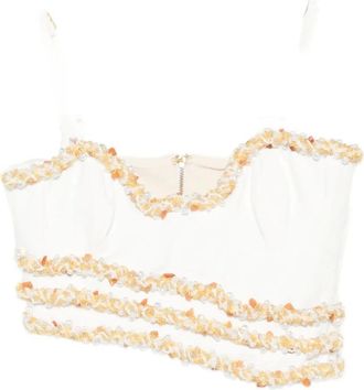 PatBo Patbo, Femme, Tops, Blanc, Taille: 38 FR Hauts sans manches