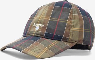 Barbour Baseball Cap mit Tartanmuster und Logo-Stickerei in