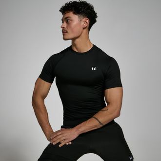 MyProtein Herren Training Kurzarm-Baselayer - Schwarz - XXXL