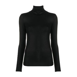 Majestic Filatures Femme, Pulls, Noir, Taille: 40 FR Collection de Pulls &Eacute;l&eacute;gants