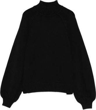 Twin-Set pull à col montant - Noir