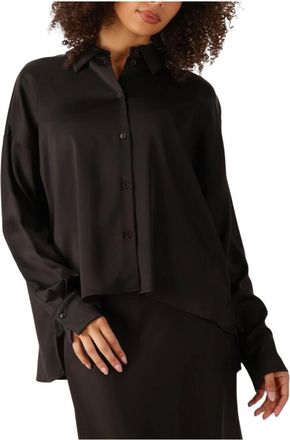 Drykorn Damen, Blusen & Hemden, Schwarzk, SGr&ouml;&szlig;e