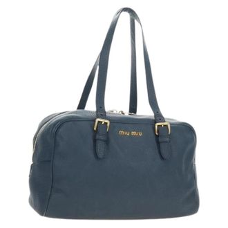 Miu Miu Pre-owned Umh&auml;ngetasche - - Pre-owned - Damen - Blau - ONE SIZE