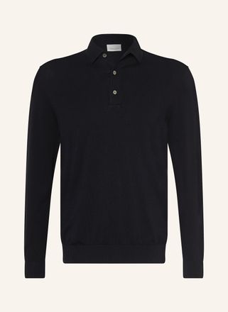 Profuomo Profuomo Strick-Poloshirt blau