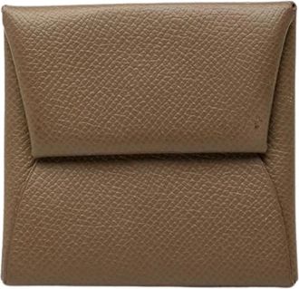 Herm&egrave;s Pre-owned Bastia Coin Pouch - Femme - Pre-owned - Brun - Taille: ONE Size