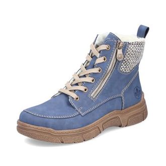 Rieker Bottes & Bottines Femme 72330, Pointure:41 EU, La Couleur:Bleu