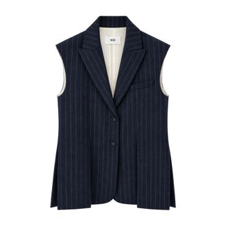 SOLOTRE Weste - - Jackets - Damen - Blau - XL