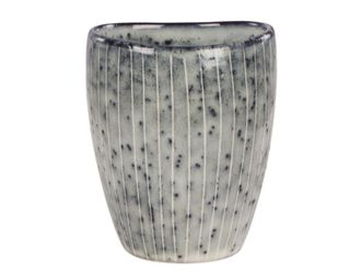 Broste Copenhagen Broste Copenhagen Nordic Sea Espressotasse, Steinzeug, 8cm, graugr&uuml;n