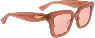 Bottega Veneta Bv1493S Butterfly Sonnenbrille - - Accessories - unisex - Rosa - ONE SIZE