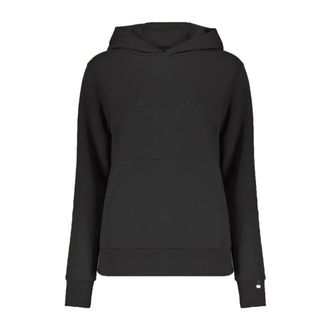 Herno Femme, Sweatshirts et sweats &agrave; capuche, Noir, Taille: 38 FR Sweat &agrave; Capuche Orn&eacute; de Cristaux