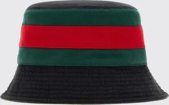 Gucci Bob en twill de coton avec bande Web
