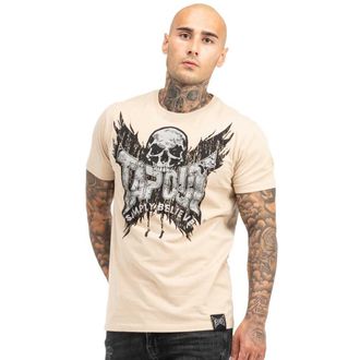 Tapout Herren T-Shirt Normale Passform Creston, Sand/Black/Silver, XXL