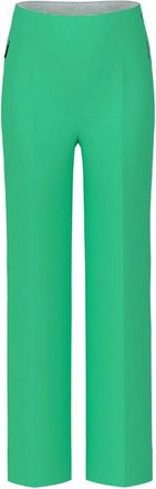 Marc Cain Femme, Pantalons, Vert, Taille: 44 FR Wide Pantalons