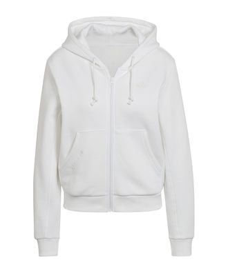 adidas Damen W All Szn Fz Hd Kapuzenpullover, weiß, L