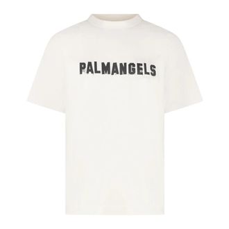Palm Angels Palm Hills Reg Tee - - Tops - Herren - Wei&szlig; - XS