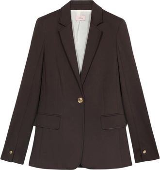 Oltre Femme, Vestes, Brun, Taille: 44 FR Milano Stitch Blazer