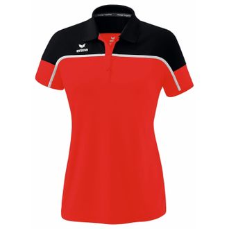 Erima Damen Change by Polo Shirt (1112310), rot/schwarz/weiß, 38