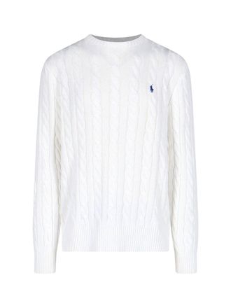Polo Ralph Lauren Logo Braided Sweater