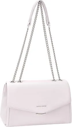 David Jones Sac port&eacute; &eacute;paule Ville - port&eacute; travers - Similicuir PU - Cha&icirc;ne Dor&eacute;e - Double Compartiment - Taille Moyenne - Pratique Chic El&eacute;gant Classique Urbain 