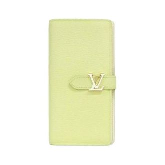 Louis Vuitton Pre-owned Vertikales Kalbsleder Portemonnaie Lang - - Pre-owned - Damen - Gr&uuml;n - ONE SIZE