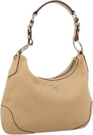 Prada Sac bandouli&egrave;re vintage Pre-owned - Femme - Pre-owned - Beige - Taille: ONE Size
