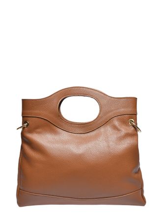 Anna Luchini Braun Rindsledertasche