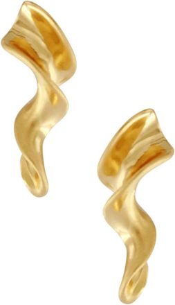 Dansk Copenhagen Boucle doreille curviligne - Femme - Accessoires - Jaune - Taille: ONE Size
