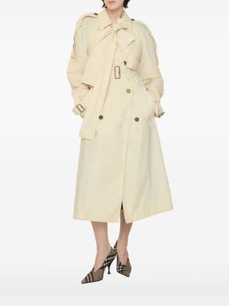 Burberry Trerose Trenchcoat mit Storm Shield-Schnalle - Nude
