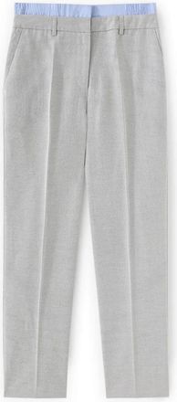 Motivi Femme, Pantalons, Gris, Taille: 38 FR Pantalon Chino Taille Haute