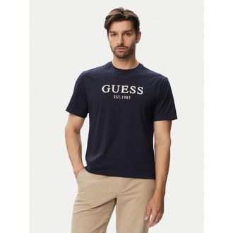 Guess T-Shirt M6YI41 K4227 Dunkelblau Regular Fit