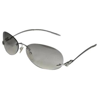 Loewe Pre-owned Metall-Sonnenbrille - - Pre-owned - Damen - Grau - ONE SIZE