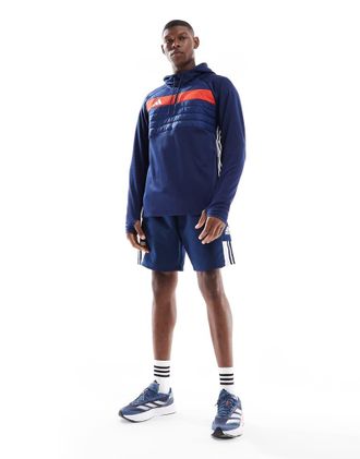 adidas adidas Football - Tiro 25 Essentials - Top de sport pour lhiver - Bleu marine/rouge/blanc