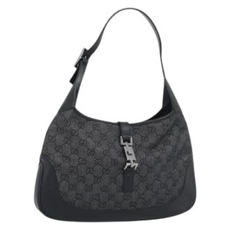 Gucci Pre-owned Vintage GG Canvas Shoulder Bag - Femme - Pre-owned - Noir - Taille: ONE Size