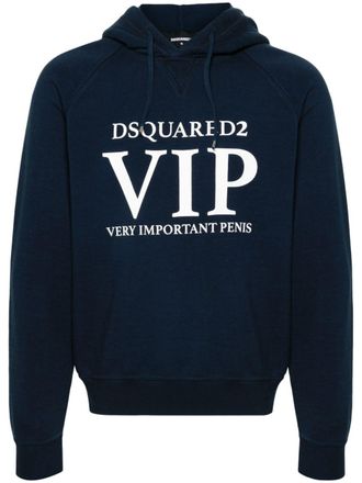 Dsquared2 Vip Cool Raglan-Hoodie - Blau