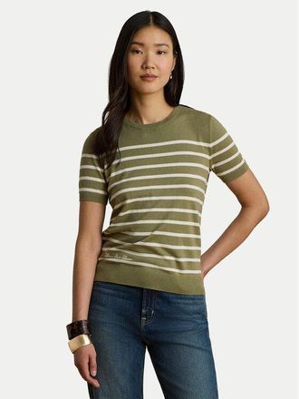 Lauren Ralph Lauren T-Shirt Eyelah 200P13973001 Gr&uuml;n Regular Fit