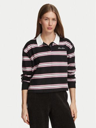 Guess Poloshirt W6BP07 K5473 Schwarz Regular Fit