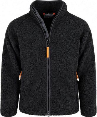 Blue Wave Fleecejacke Herren Sherpa-Fleecejacke Orlando - Jacke Fleece &Uuml;bergangsjacke Stehkragen, Frontrei&szlig;verschluss, Seitentaschen mit Rei&szlig;verschluss