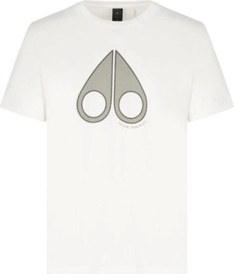 Moose Knuckles Homme, Tops, Blanc, Taille: XS Tandem Tee