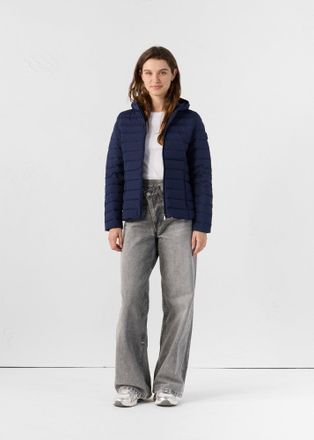 Jott Doudoune &agrave; capuche stretch l&eacute;g&egrave;re Marine Salma - Taille XXL