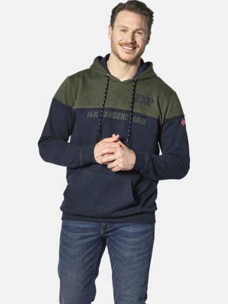 Jan Vanderstorm Kapuzensweatshirt JERRES mit Kapuze & K&auml;ngurutasche