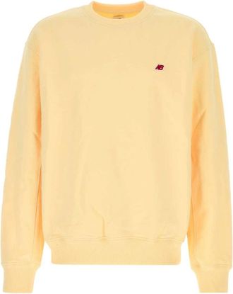 New Balance Homme, Sweatshirts et sweats &agrave; capuche, Jaune, Taille: S Made in USA Core Crewneck SweaT-shirt