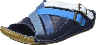 Andrea Conti Damen 0771516 Sandale, d.blau/bleu/Jeans/Azur/h.blau, 37 EU