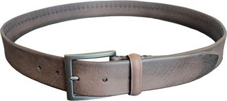 Paolo Vitale Handgemachter Lederg&uuml;rtel - Modell 1602148 - - Accessories - unisex - Braun - 115 CM