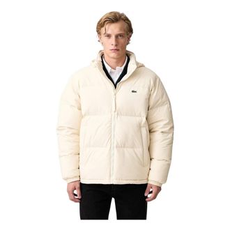 Lacoste Doudoune imperm&eacute;able &agrave; capuche - Homme - Vestes - Beige - Taille: XL