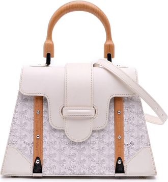 Goyard Hobo Bags - Goyardine Saigon Structured PM - Gr. unisize - in Weiß - für Damen